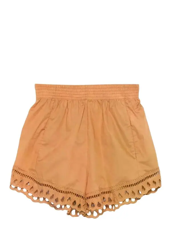Ermanno Scervino Broderie-anglaise Shorts - Neutrals