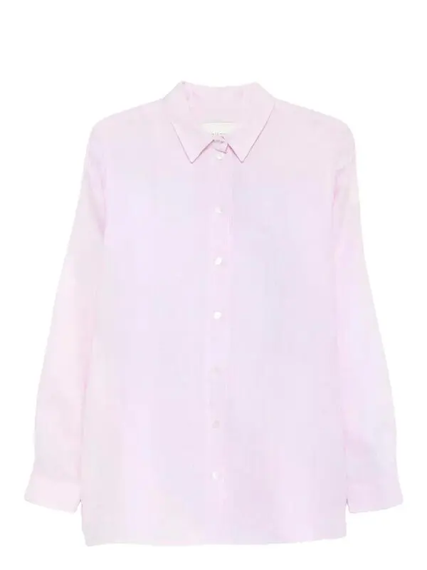 RIVIERA Long-sleeve Button-up Shirt - Pink