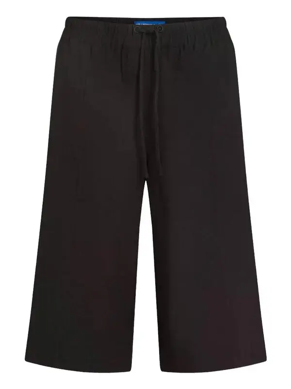 Karl Lagerfeld Drawstring-waist Shorts - Black