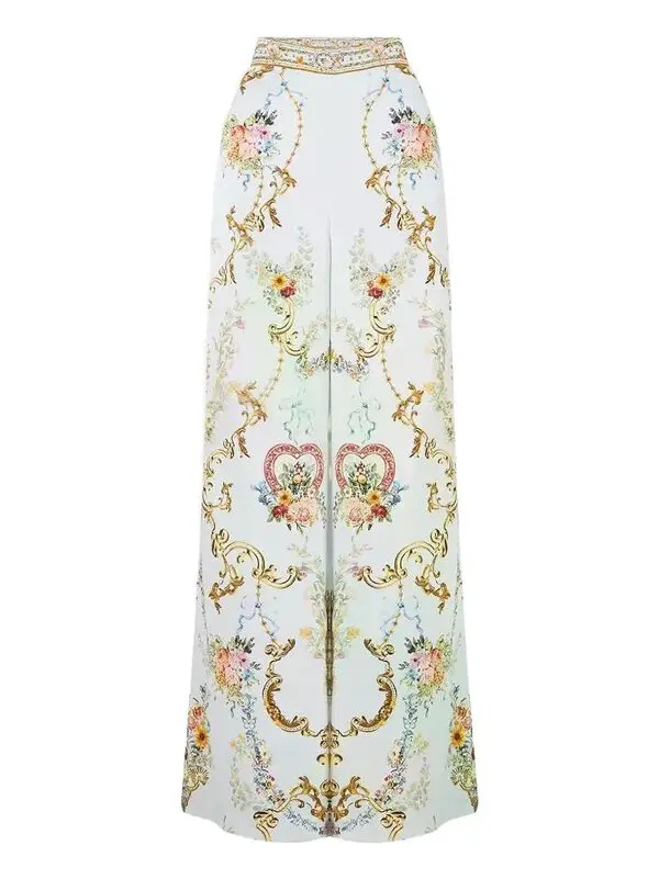 Camilla Seville Sweetheart Palazzo Pants - White