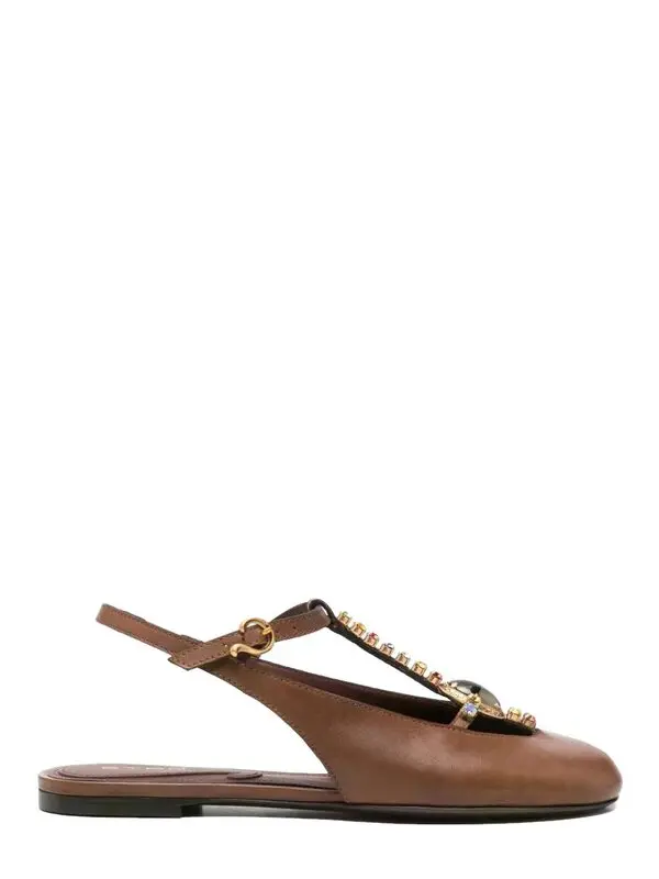Etro Slingback Pumps - Brown