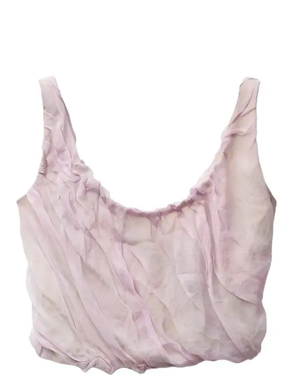 Versace Pleated Top - Purple