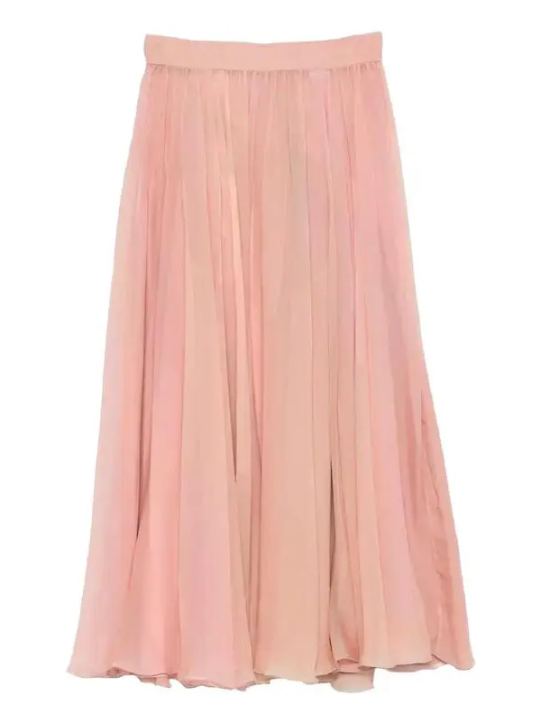 Dolce & Gabbana Midi Pleated Skirt - Pink