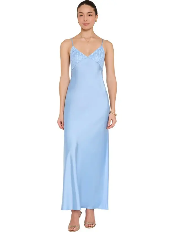 Amanda Uprichard Hazel Gown - Baby Blue