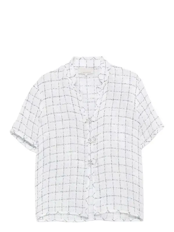 LIBEROWE Check-pattern Shirt - White