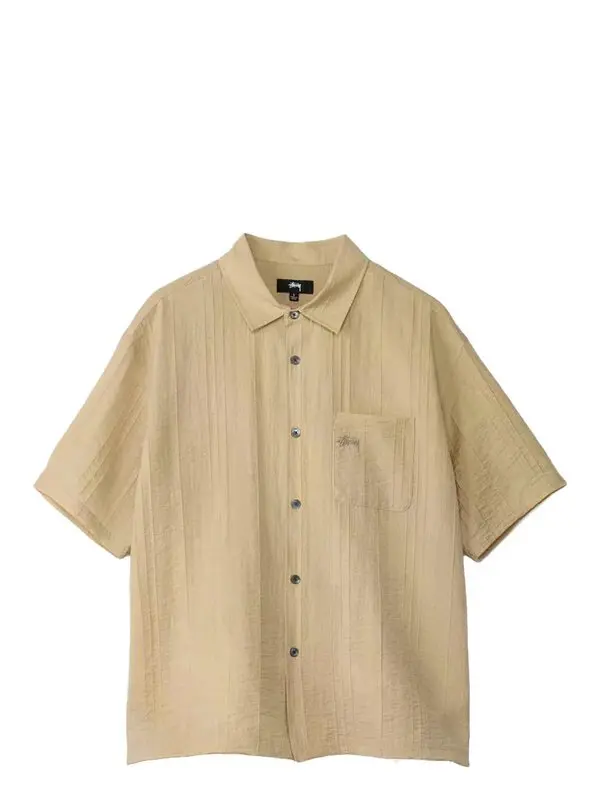 StÜssy Short-sleeve Pocket Shirt - Neutrals