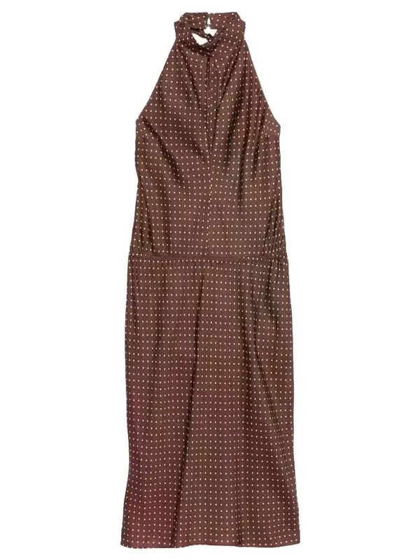 Posse Phoebe Polka-dot Dress - Brown