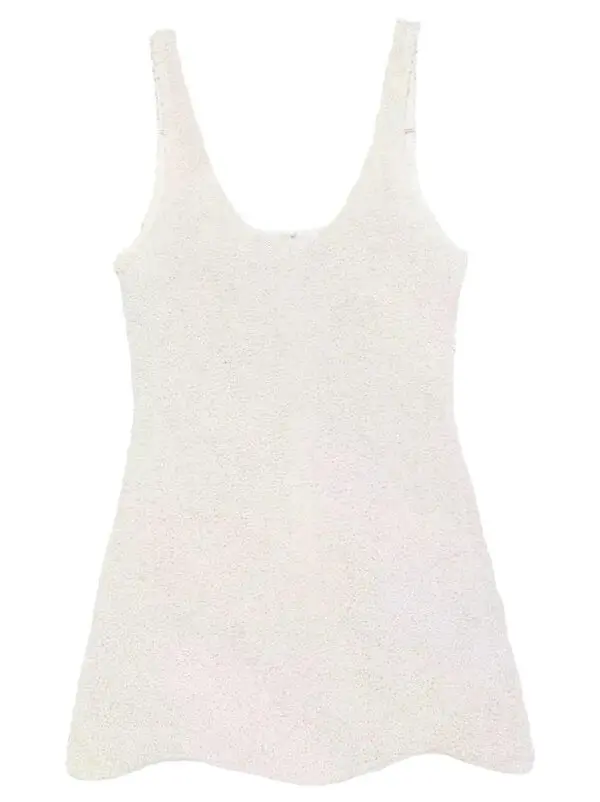 Giuseppe Di Morabito Embellished Mini Dress - Neutrals