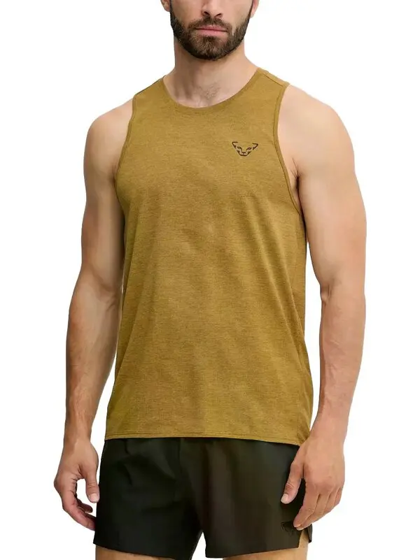 DYNAFIT Logo-print Tank Top - Yellow
