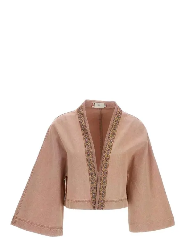 HUI MILANO Vittorio Embroidered Jacket - Pink