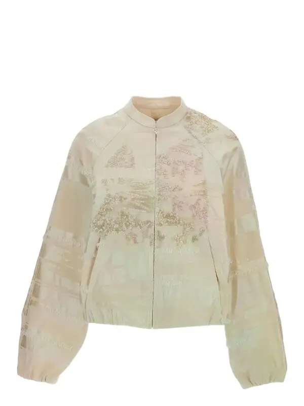 HUI MILANO Orchidea Long-sleeve Jacket - Neutrals