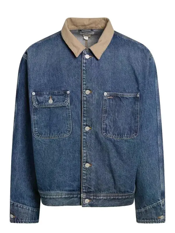 Polo Ralph Lauren Corduroy-collar Denim Jacket - Blue