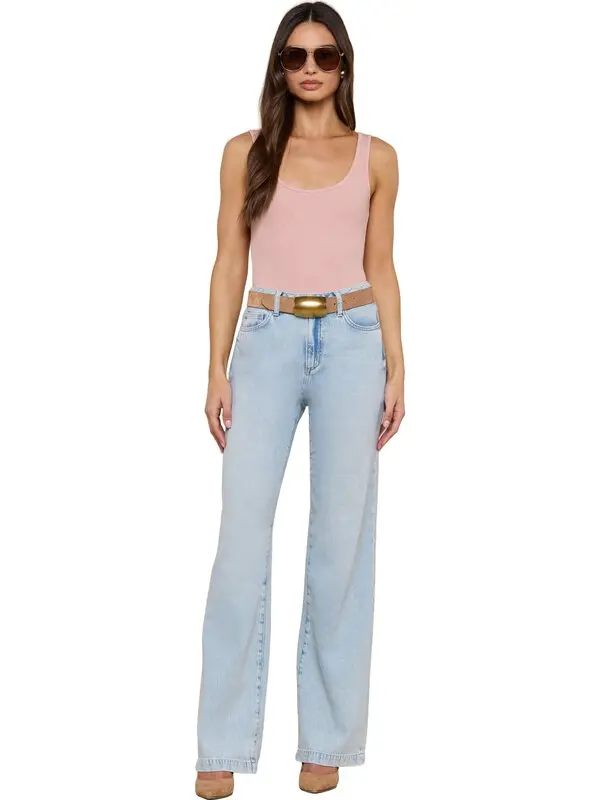 L'Agence Scottie Wide-leg Jean - Lago