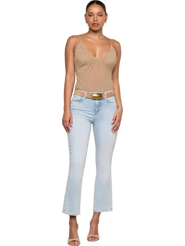 L'Agence Tati Cropped Micro Boot Jean - Cabo