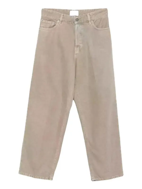 HAIKURE Logo-patch Denim Jeans - Neutrals