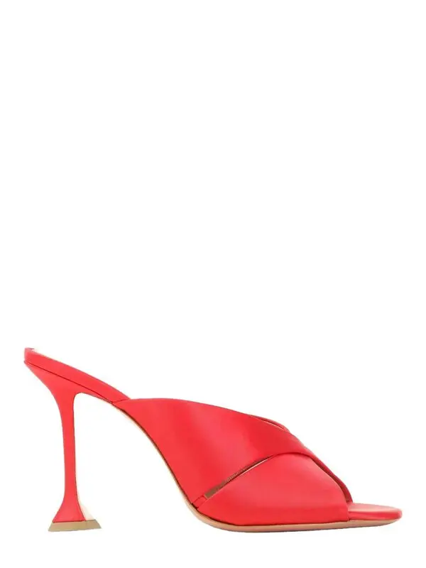 Amina Muaddi Salma Sandals - Red