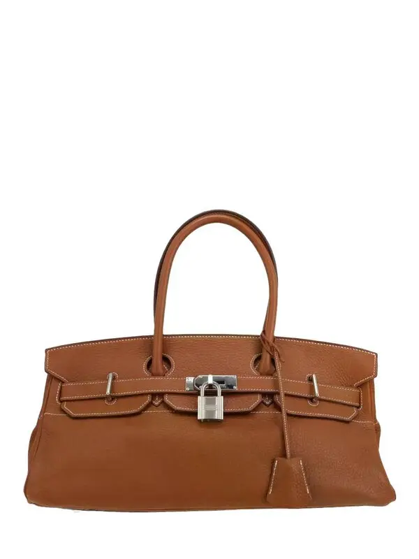 Hermès 2008 Birkin Shoulder Tote Bag - Brown