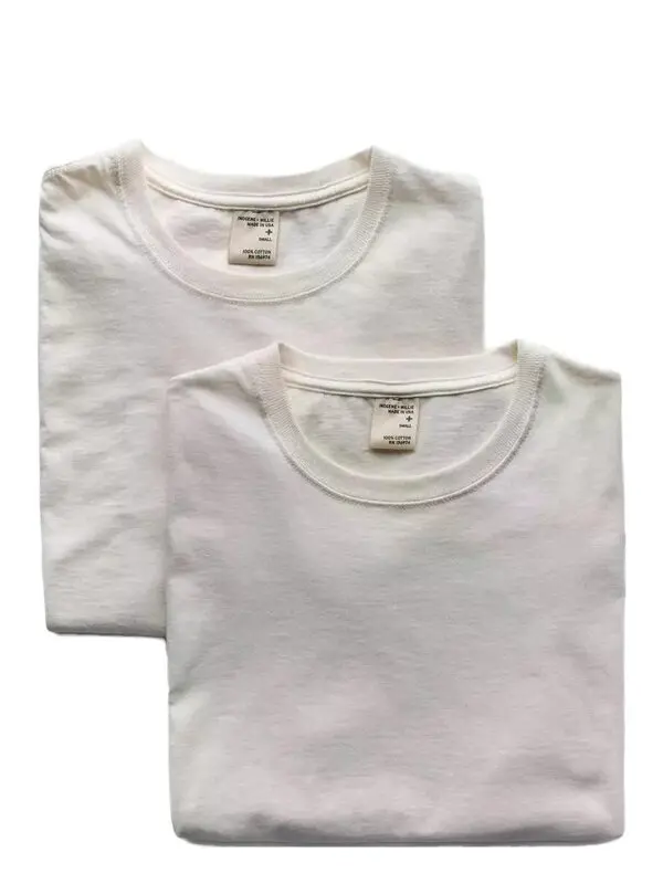 IMOGENE + WILLIE Cotton Project Crew-neck T-shirt Set - Neutrals