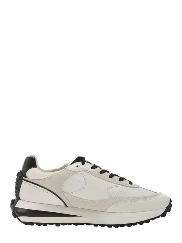 Karl Lagerfeld Panelled Leather Sneakers - Neutrals