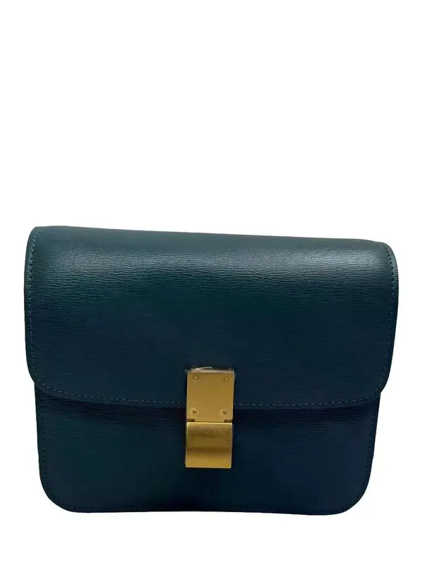 Celine 2023 Teen Box Shoulder Bag - Blue