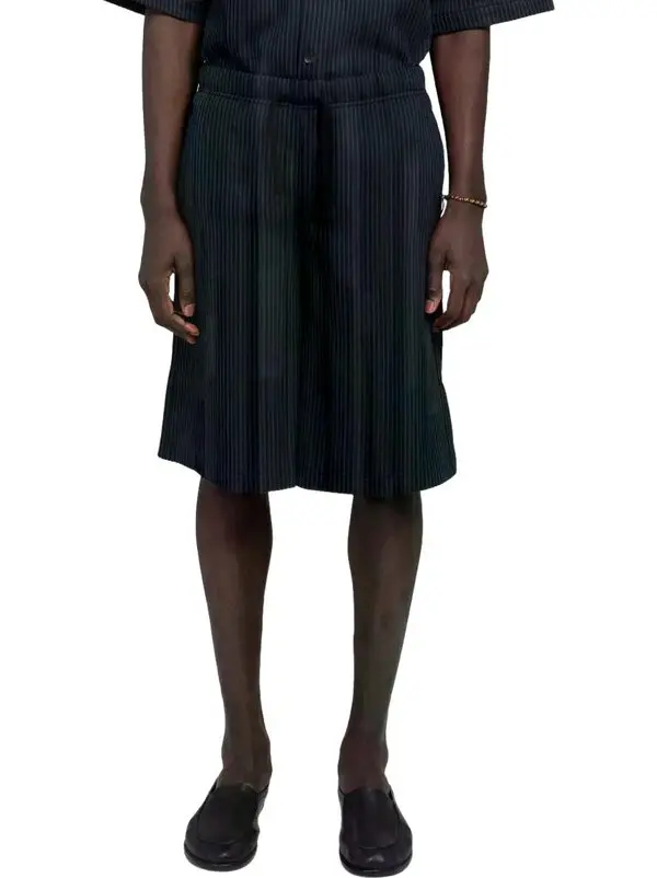MINIMUM Pinstripe-pattern Shorts - Blue