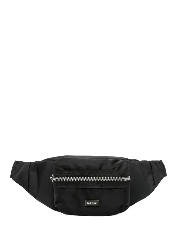 Sacai Pocket-detail Belt Bag - Black