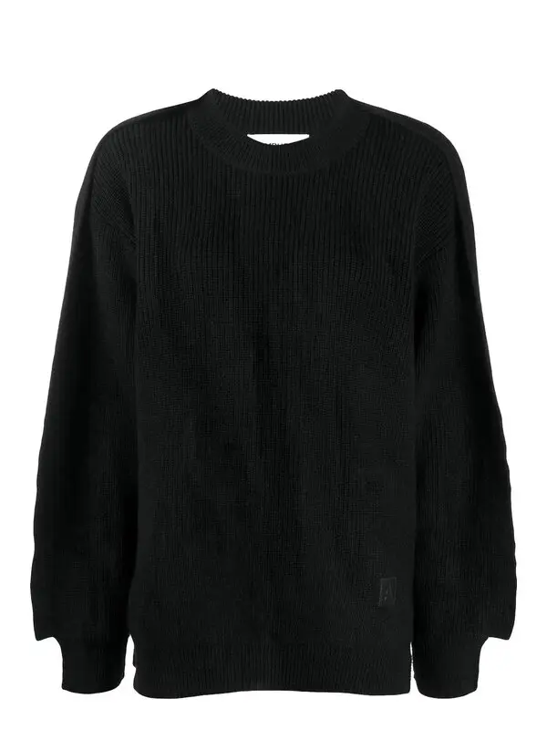 AMBUSH Ribbed Knit Jumper - Black