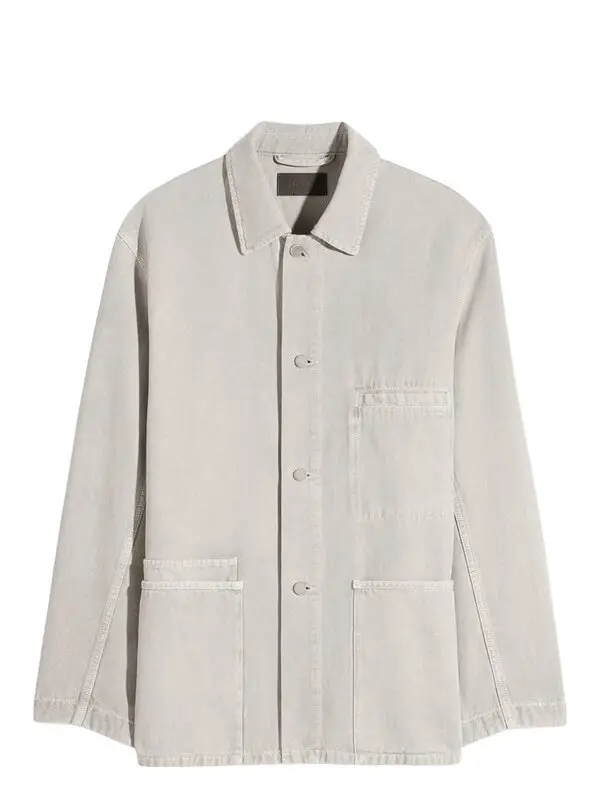 LEMAIRE Utility Overshirt Moonstone - Ivory
