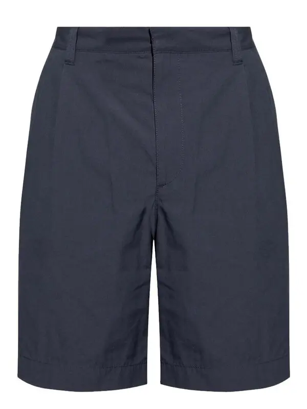 Bottega Veneta Straight Leg Shorts - Navy