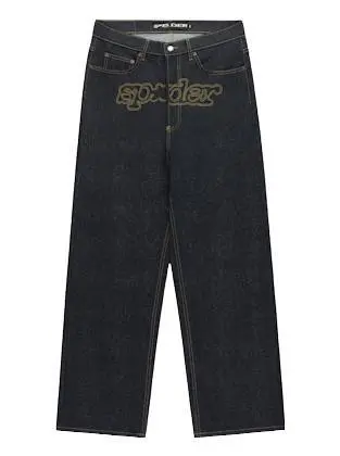 SP5DER Punk V3 Logo Denim Jean - Indigo