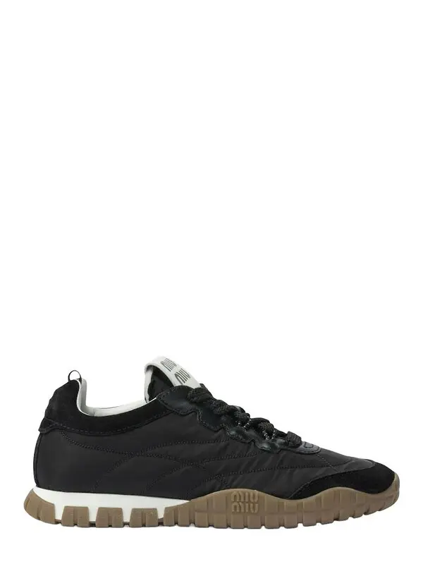 Miu Miu Tyre Sneakers - Black
