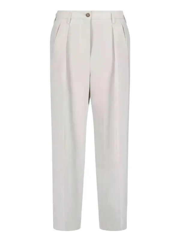 Filippa K Paloma Pleated Trousers - Neutrals