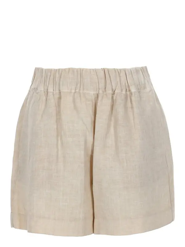 120% Lino Lino Shorts - Beige