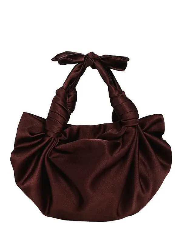 NLA COLLECTION Satin Wristlet - Brown