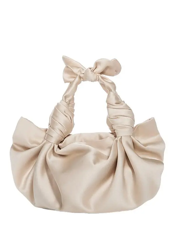 NLA COLLECTION Satin Wristlet - Champagne