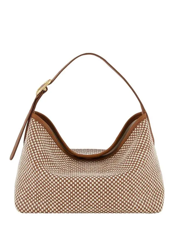 Vince Vivian Small Hobo Bag - Woven Leather