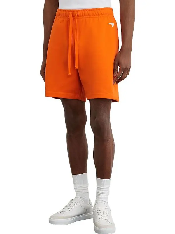 REISS Motorsport Relaxed Fit 18.5" Shorts - Papaya Orange