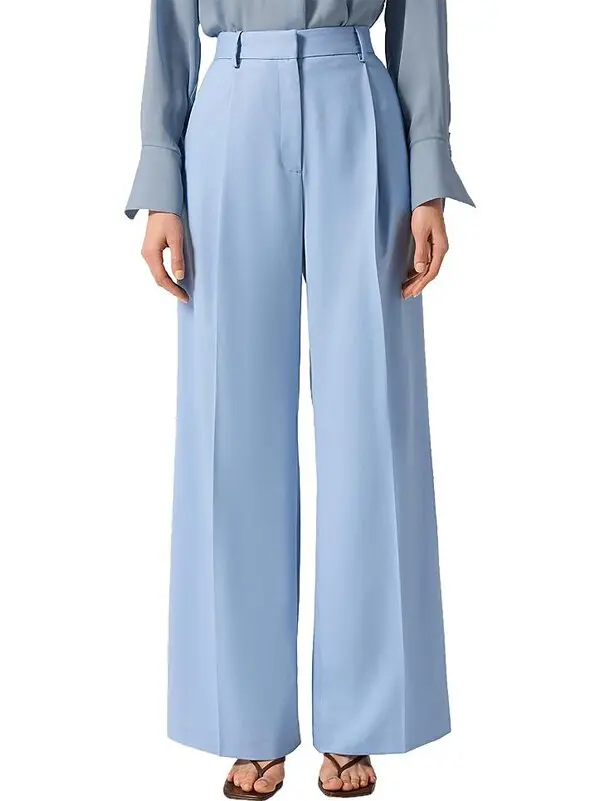 ARGENT Single Pleat Trousers - Maya Blue