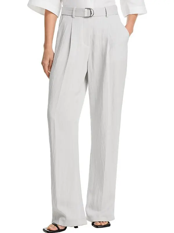 Helmut Lang Relaxed Pleated Pants - Ice