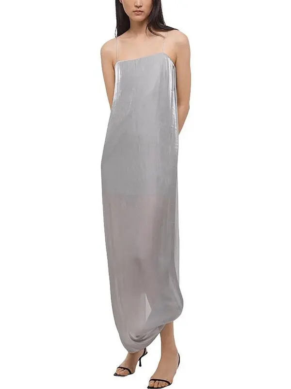 Helmut Lang Fluid Slip Dress - Cloud
