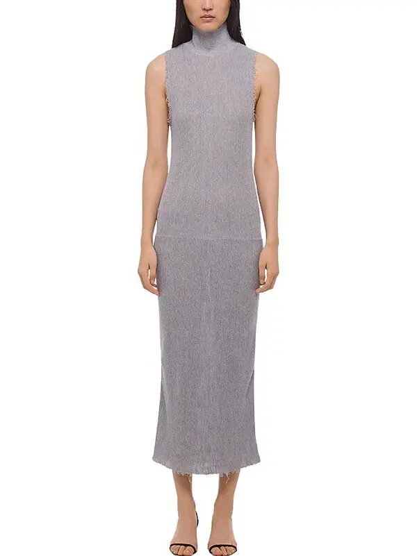 Helmut Lang Sleeveless Tank Dress - Cool Grey