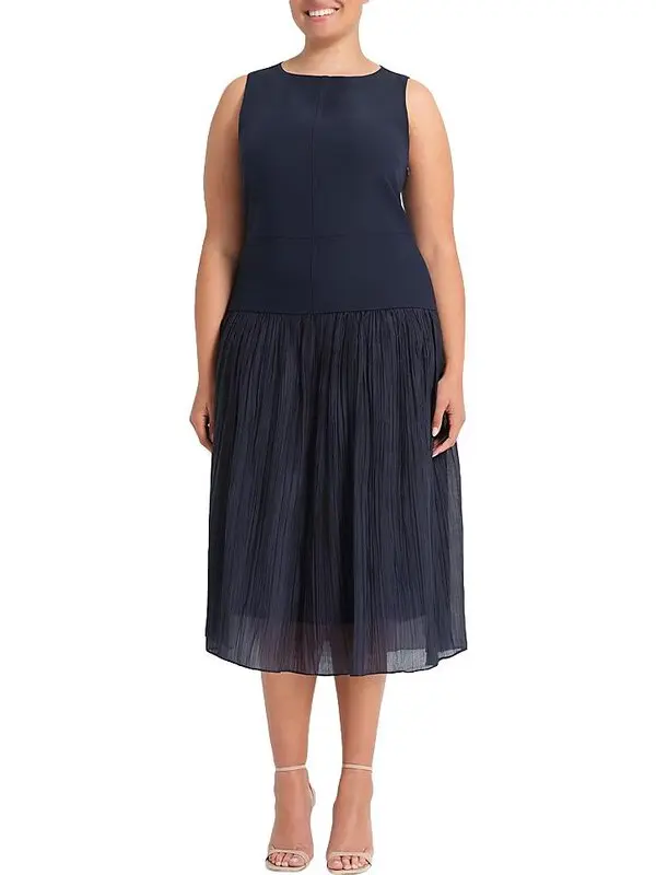 ESTELLE Jaylee Midi Dress - Navy