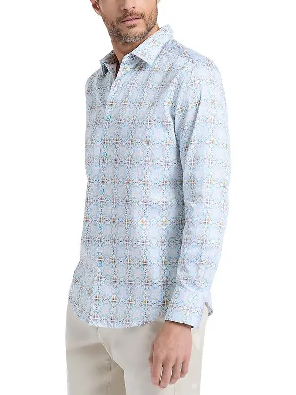 Robert Graham Runnymede Printed Long Sleeve Woven Shirt - Multi