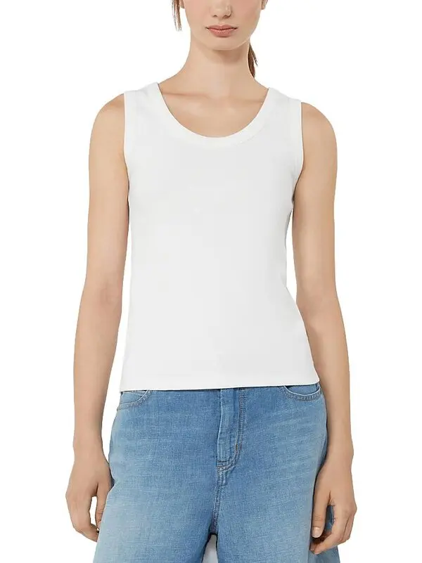 Max Mara Wkdmultic Knit Top - White