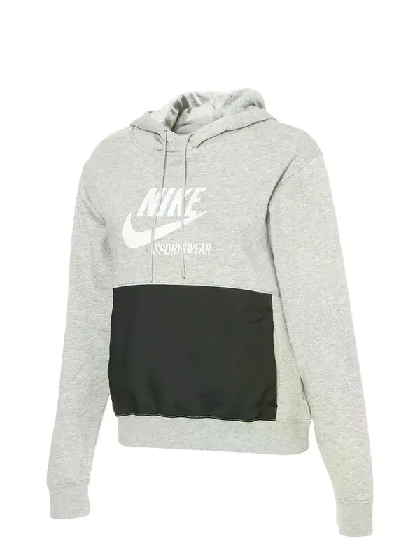 Nike Heritage Fleece Hoodie - Grey