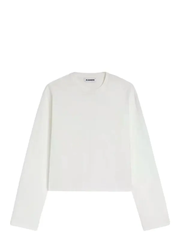 JIL SANDER Boxy Long-sleeve T-shirt - White