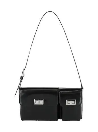 BYFAR By Far Billy Patent Shoulder Bag - Black