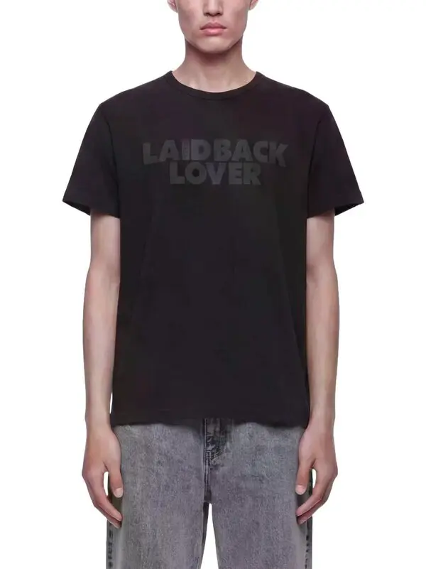 SECOND / LAYER Laidback Lover T-shirt - Black