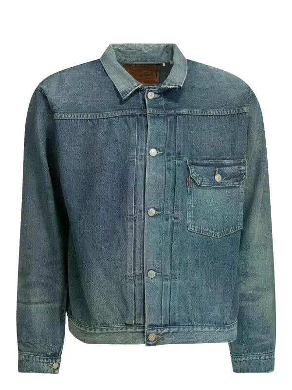 LEVI'S 1936 Type I Pleated Denim Jacket - Blue