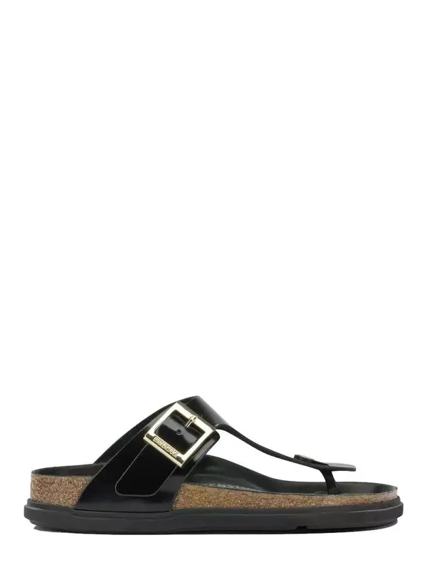 BIRKENSTOCK Gizeh Droplet Buckle Sandals - Black